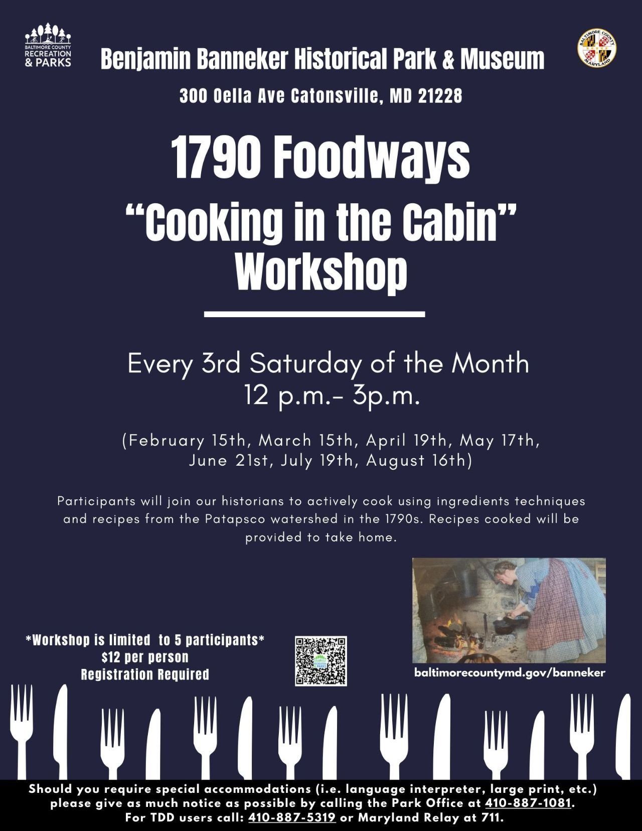 Cooking in the Cabin - Discover Baltimore County