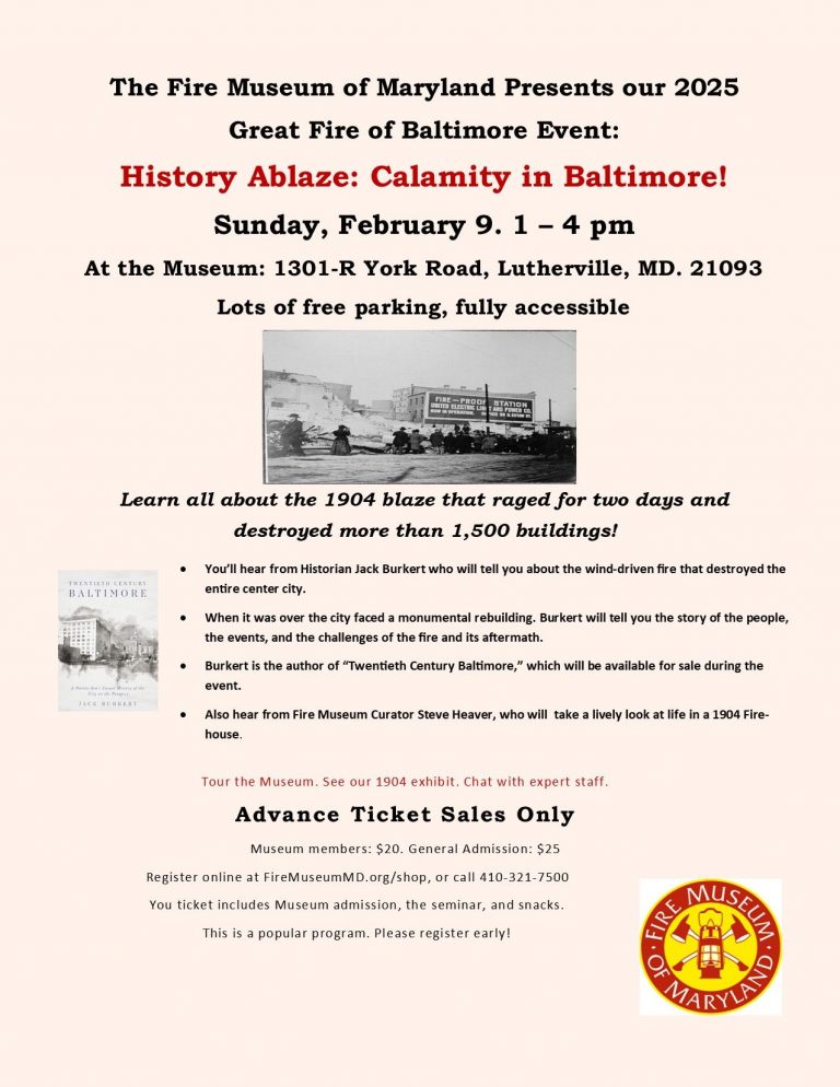 History Ablaze: The Great Baltimore Fire - Discover Baltimore County