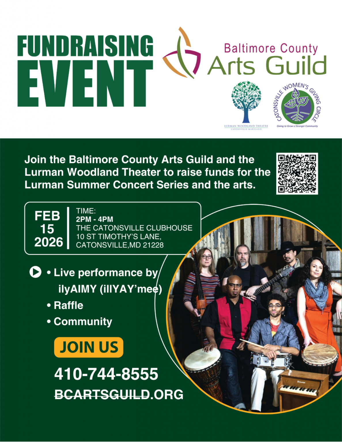Benefit Concert for Catonsville Lurman Theater, Performance by ilyAIMY ...