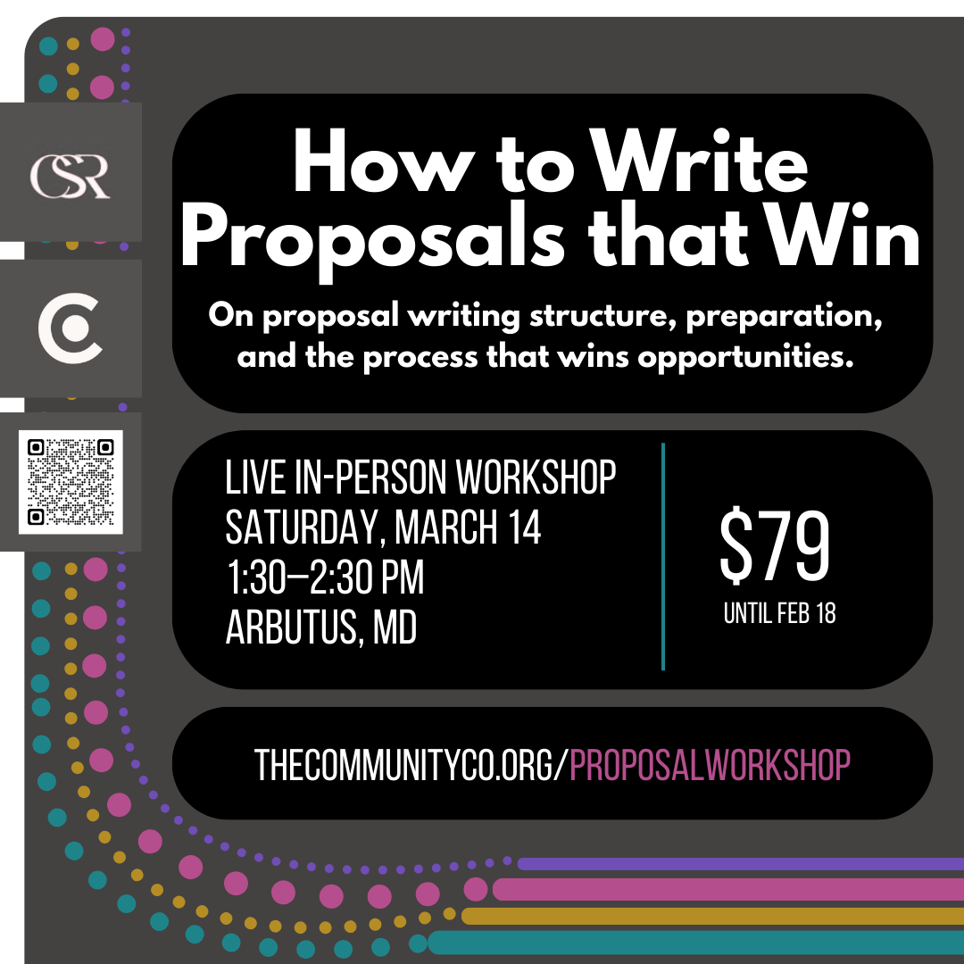 How to Write Proposals Workshop - Discover Baltimore County