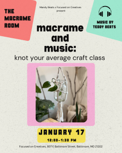 Macrame & Music: Knot Your Average Craft Class - Discover Baltimore County